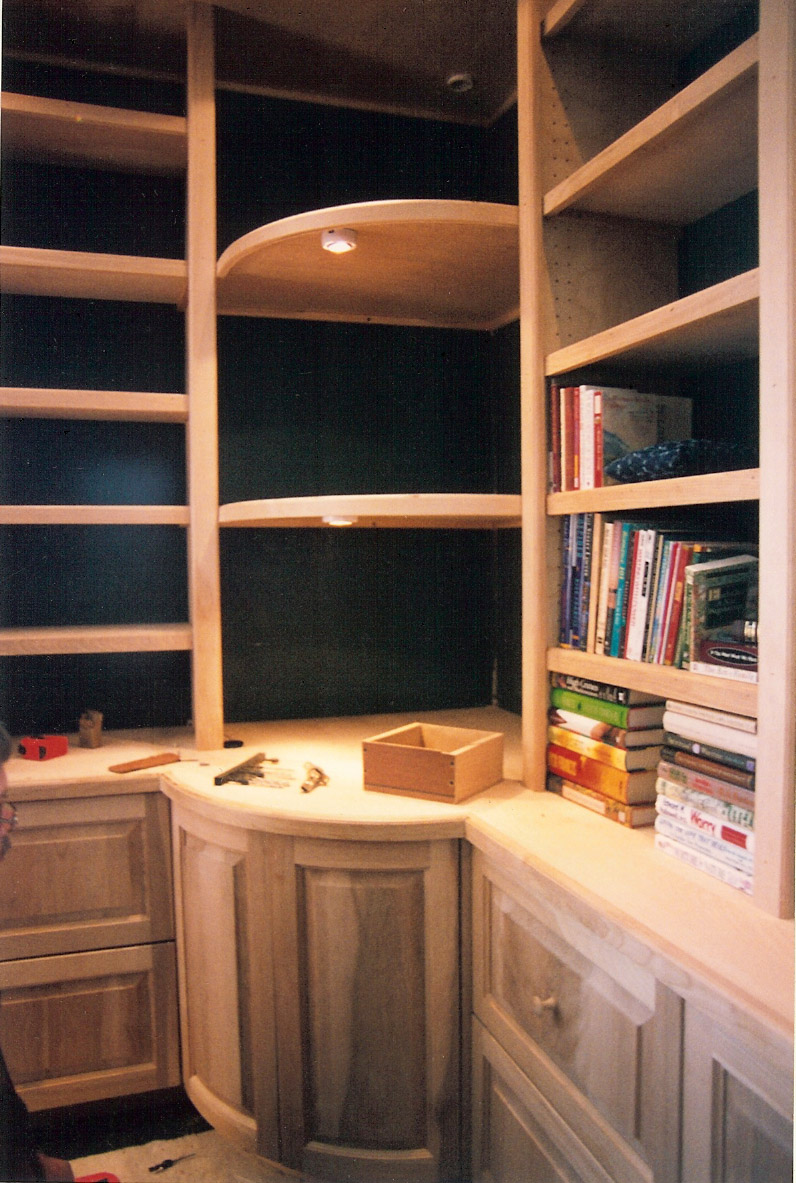 Curved Corner Cabinet | Blossom Carpentry